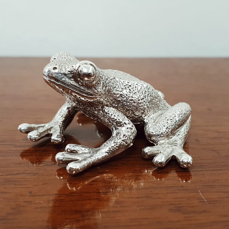 STERLING SILVER Tree frog | John Surtees | London Silver Vaults